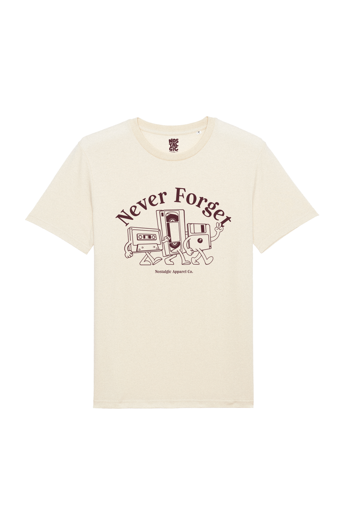 Never Forget | Natural Tee – Nostalgic Apparel